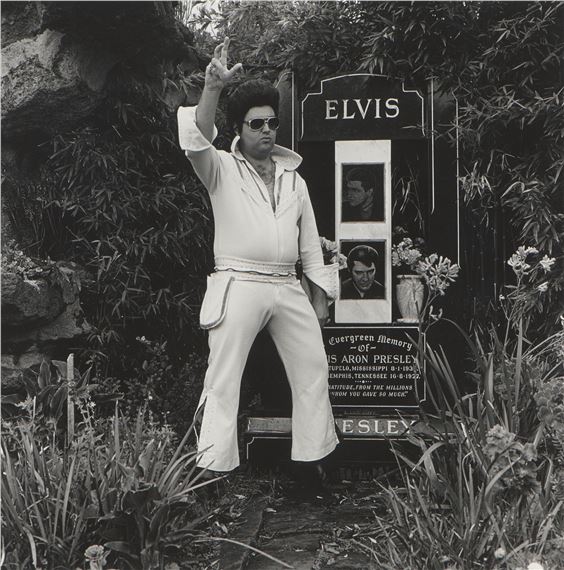 Polixeni Papapetrou | Mark Elvis Impersonator Paying His Respects at ...