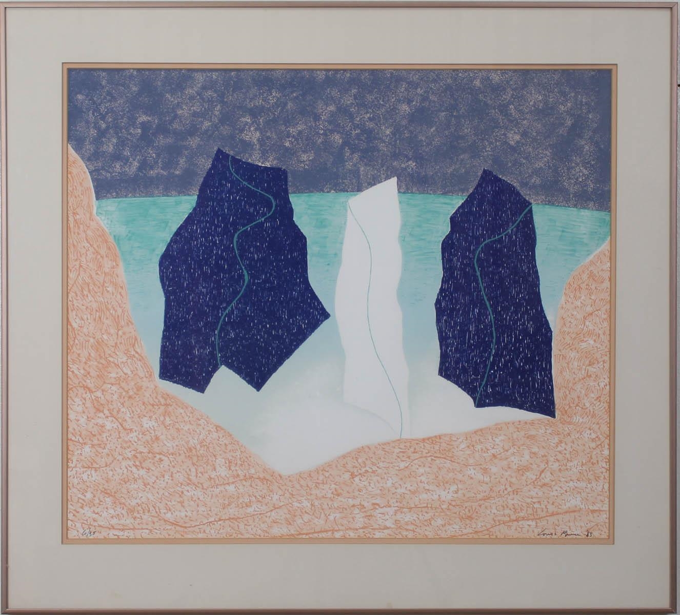 Louis Bunce | LOUIS BUNCE LITHOGRAPH (1983) | MutualArt