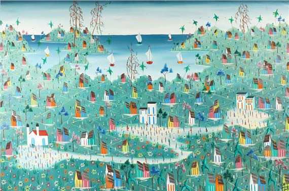 F. Joseph | HAITIAN LANDSCAPE | MutualArt