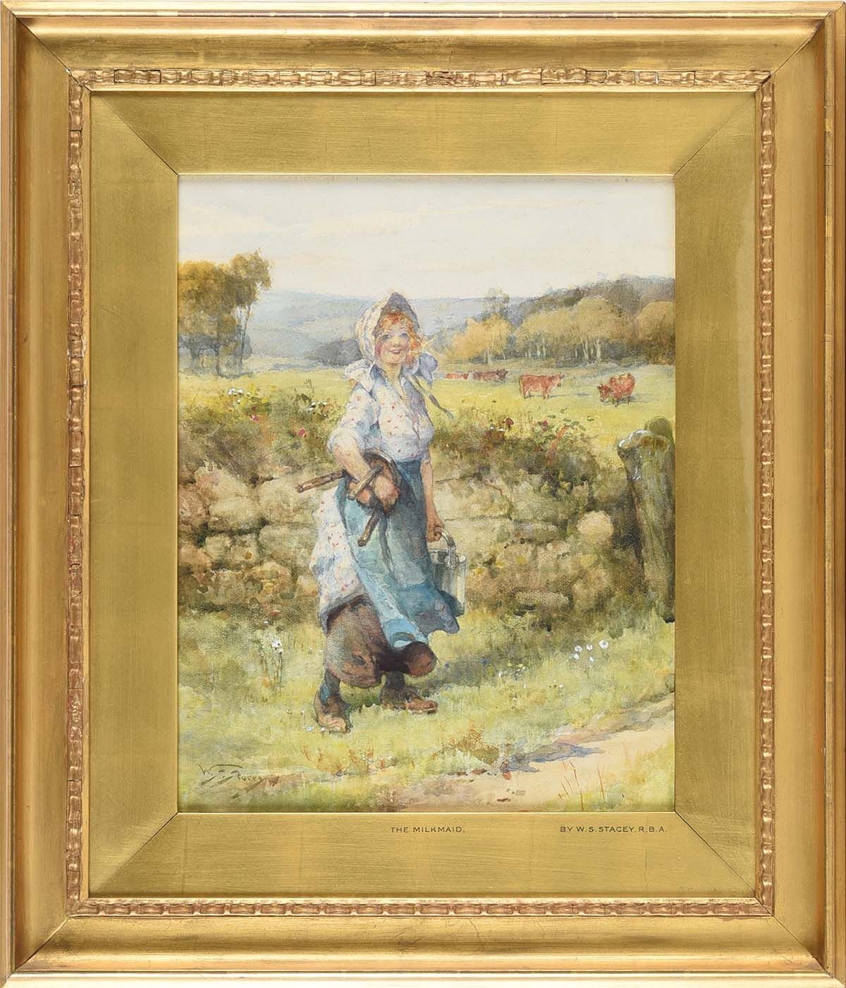Walter Sidney Stacey | THE MILKMAID | MutualArt