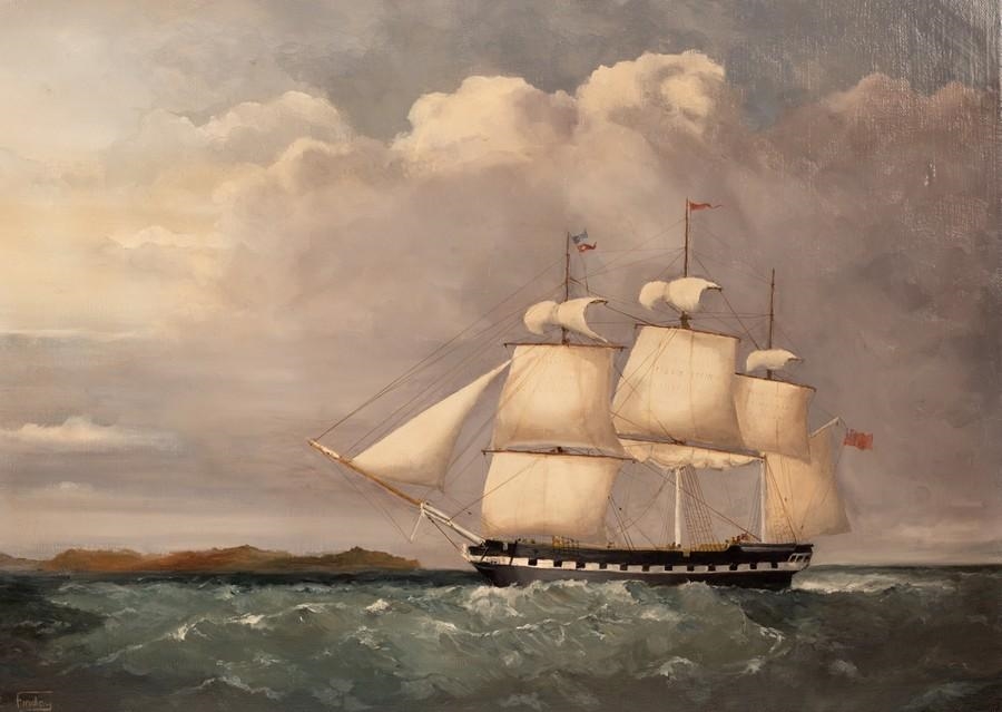 Alex Findlay | Three-Master off the Coast | MutualArt