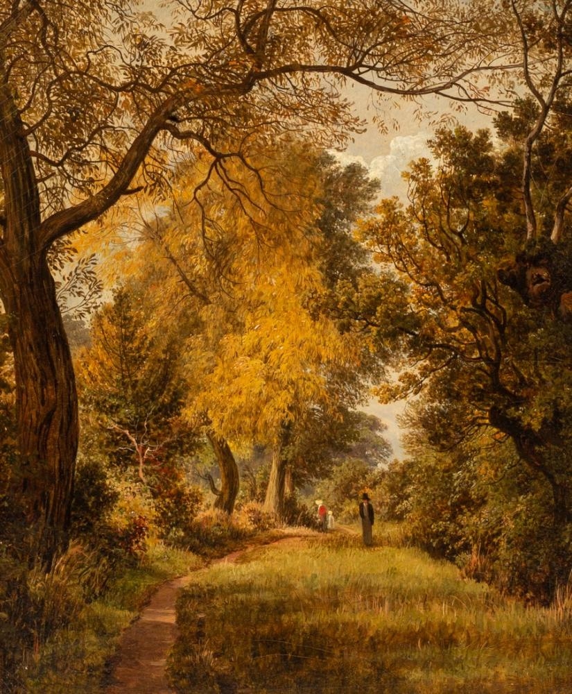 Thomas Creswick | A Walk by the Avon Gorge | MutualArt