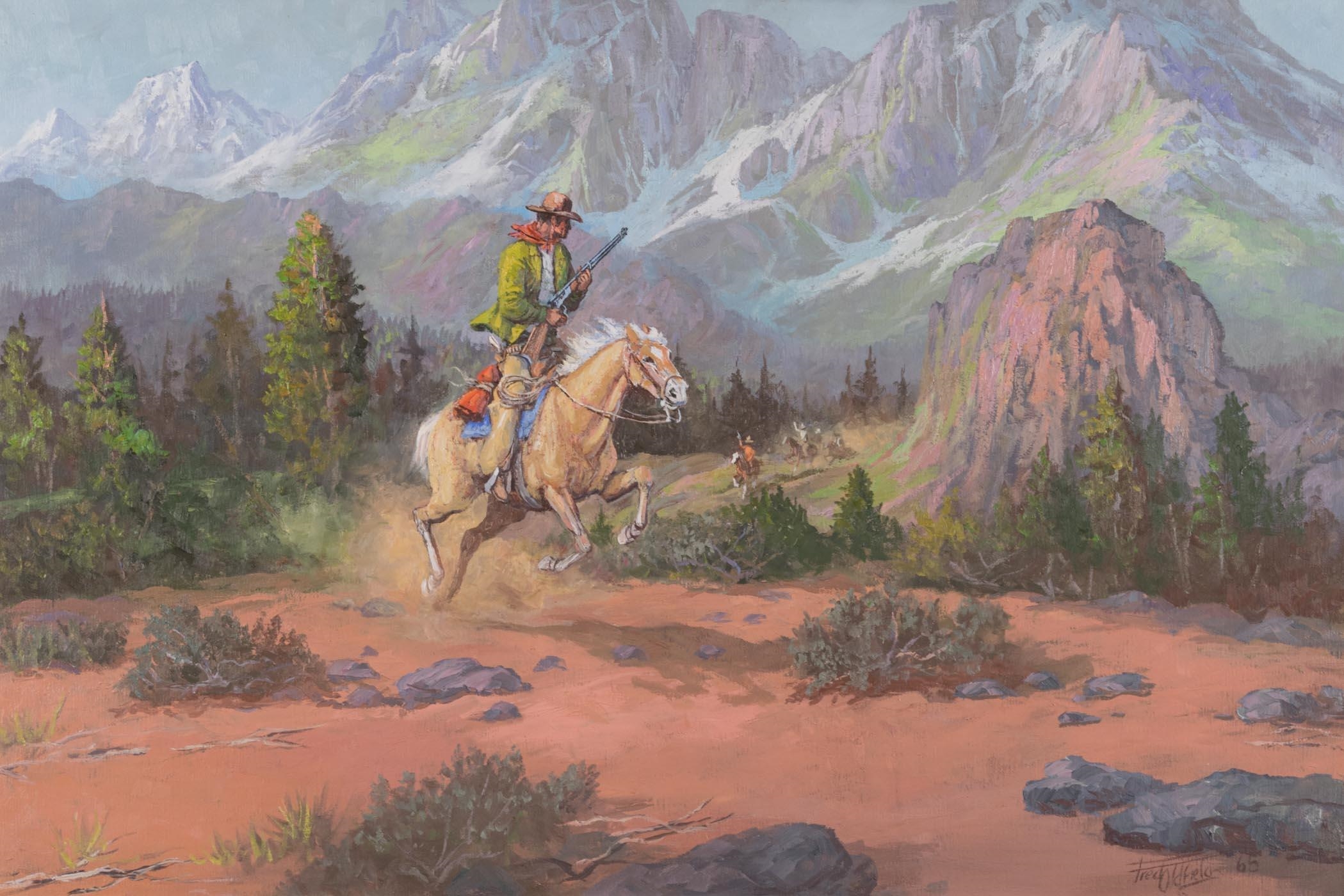Fred Oldfield | FRED OLDFIELD OIL ON CANVAS (1965) | MutualArt