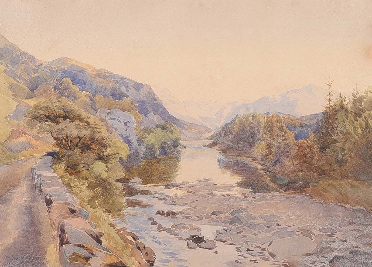 Thomas Charles Leeson Rowbotham | PATH BY THE RIVER | MutualArt