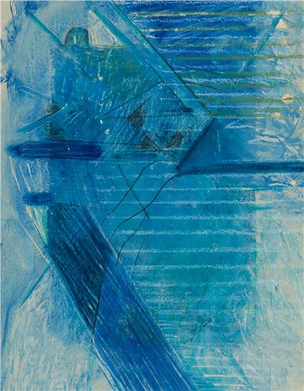 Barbara Freeman | BLUE ABSTRACT | MutualArt