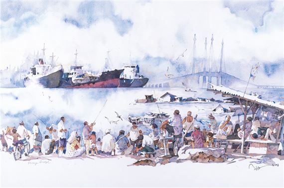 Alex Leong | Penang Bridge (2008) | MutualArt