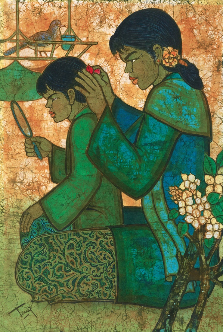 Chuah Thean Teng | Mother and Child (Circa 1980s) | MutualArt
