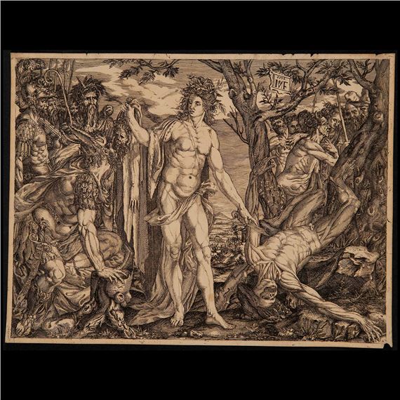 Melchior Meier | Apollo and Marsyas and the Midas Judgement (19th ...