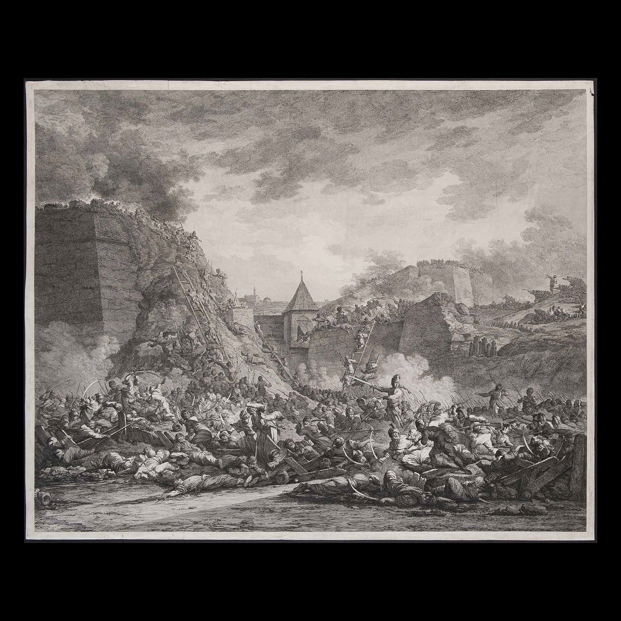 Francesco Giuseppe Casanova | Siege of the fortress of Ochacov (Late ...