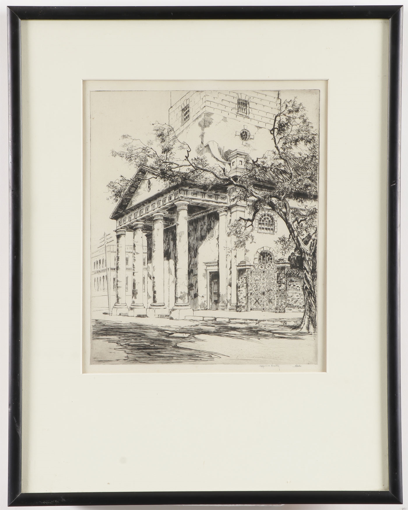 Alfred Heber Hutty | PAIR PENCIL SIGNED ALFRED HUTTY ETCHINGS. (1927 ...