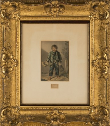 George Baxter | A young sweeper | MutualArt