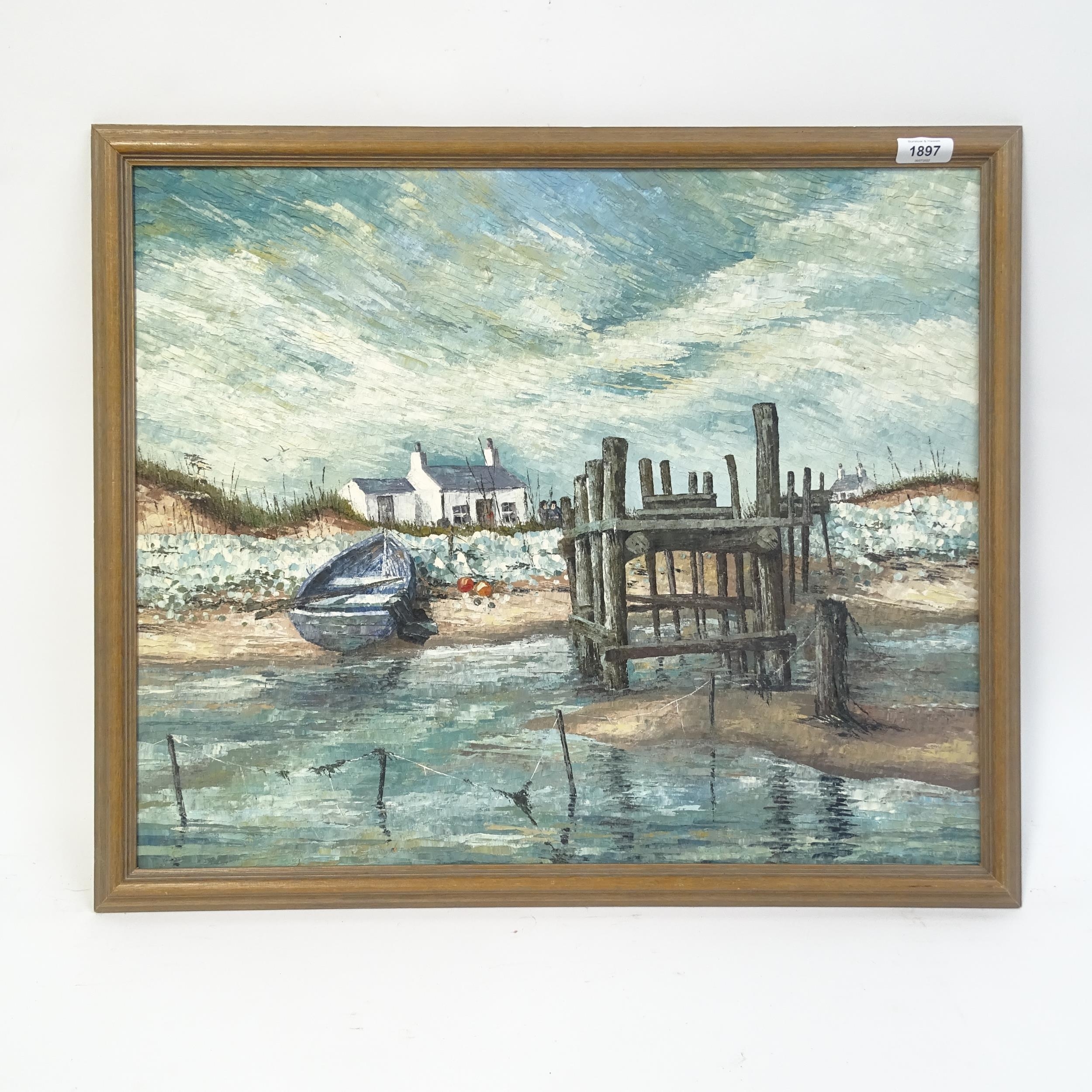 Andrew Stephenson | harbour scene | MutualArt