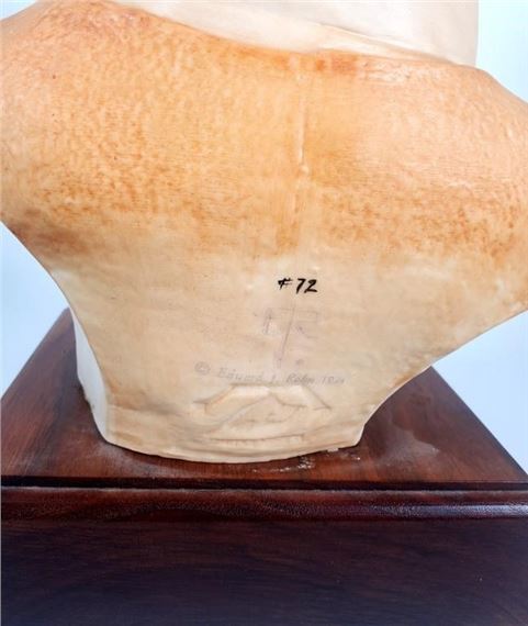 Edward J. Rohn | Large Trail Hand Porcelain Bust by Edward J. Rohn ...