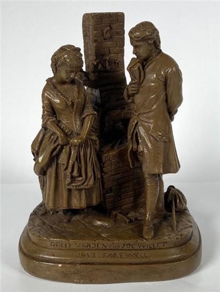 Daniel C. French French | DANIEL C FRENCH SCULPTURE DOLLY VARDEN (Circa ...