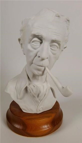 Edward J. Rohn | Unpainted bust sculpted by artist Edward J Rohn of ...