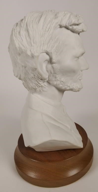 Edward J. Rohn | Unpainted Bust of Abraham Lincoln (1978) | MutualArt