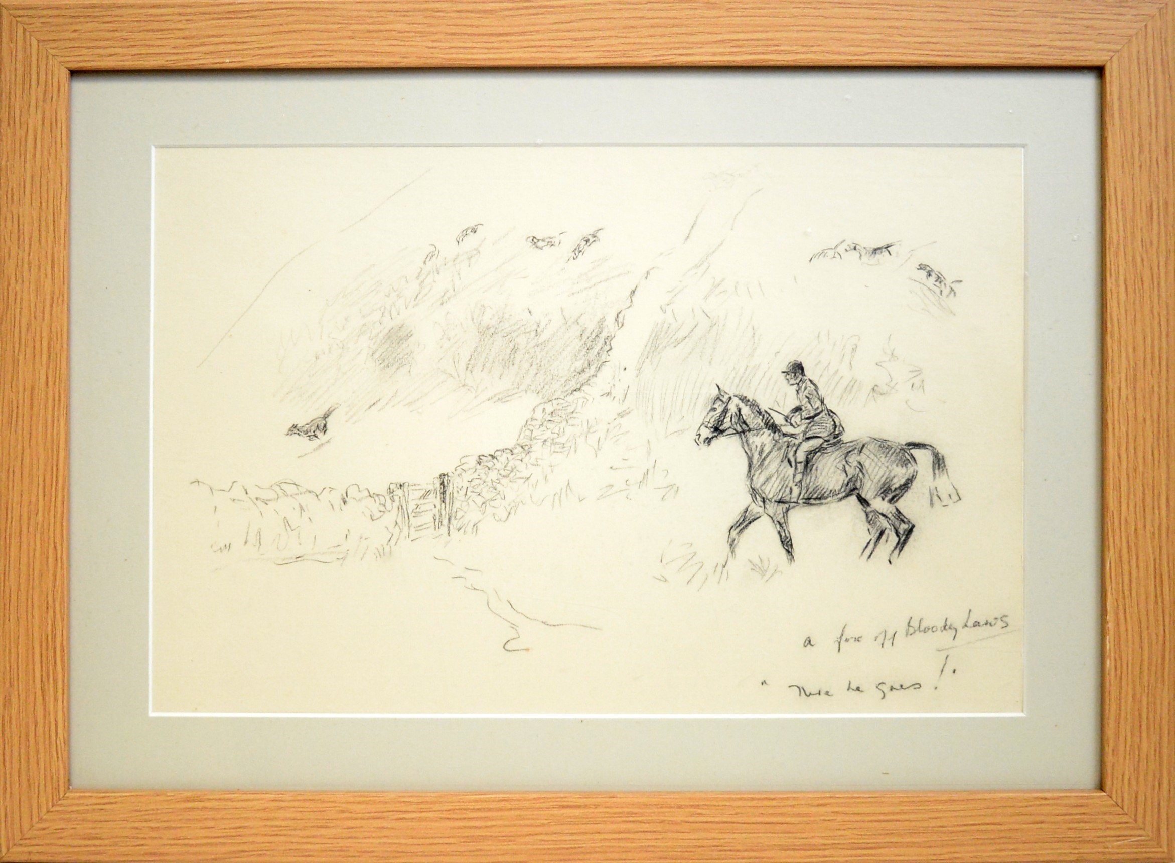 Thomas Carr | En plein air sketch of the Jedforest Hunt | MutualArt