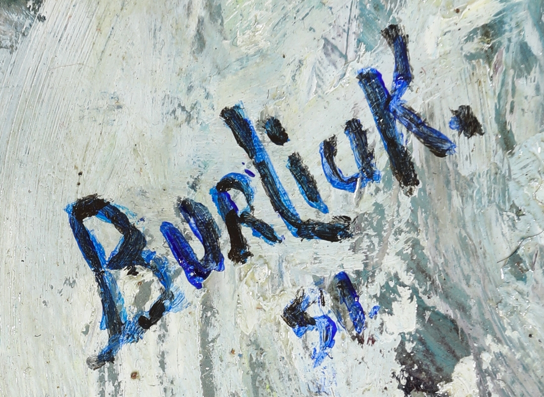 David Burliuk | Winter Landscape (1951) | MutualArt