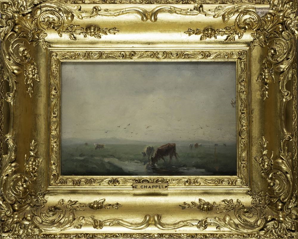 Edward Chappell | CATTLE IN PASTURE | MutualArt