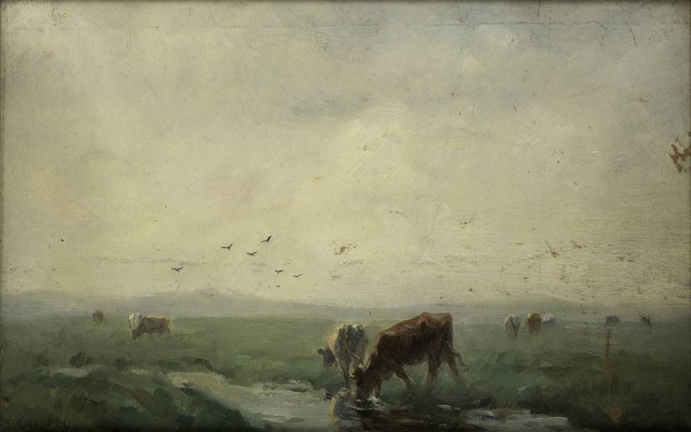 Edward Chappell | CATTLE IN PASTURE | MutualArt