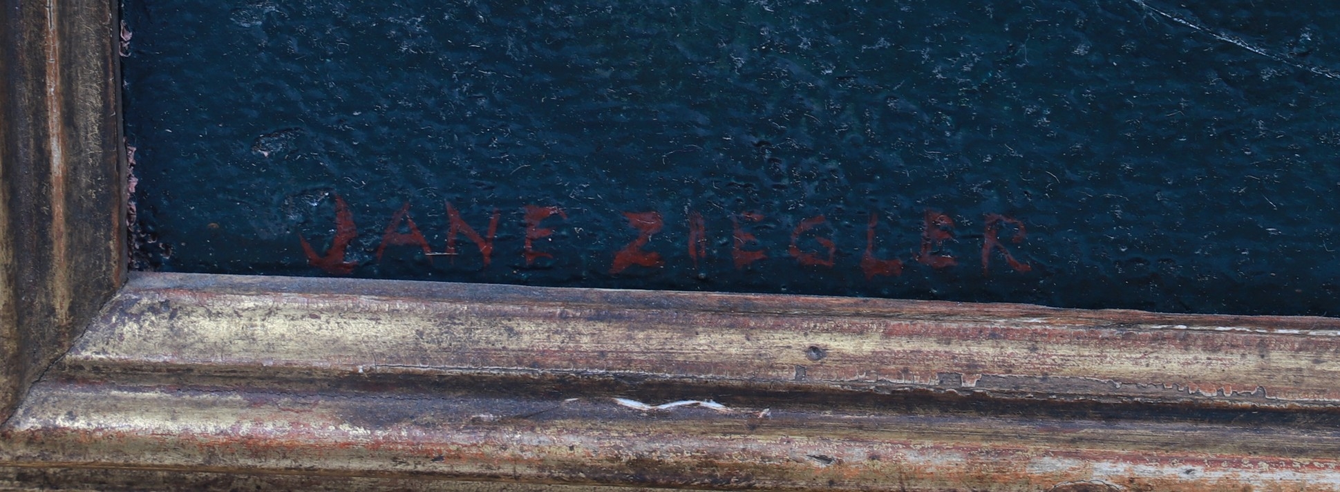 Jane Ziegler | modernist circus painting depicting an elephan | MutualArt