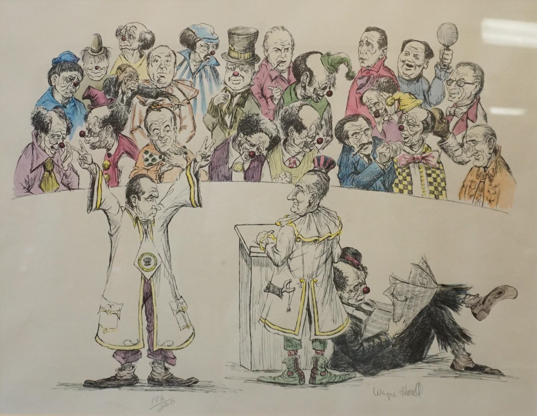 Wayne Howell | Clown Meeting (20th Century) | MutualArt