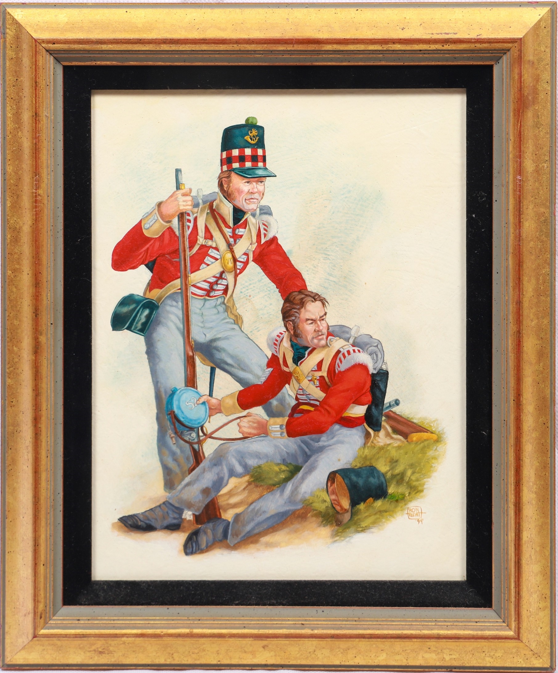 Ron Rudat | Military illustration painting (94) | MutualArt