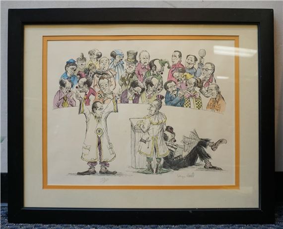 Wayne Howell | Clown Meeting (20th Century) | MutualArt