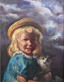 Peter Driben | Pin-Up in Red (1948) | MutualArt