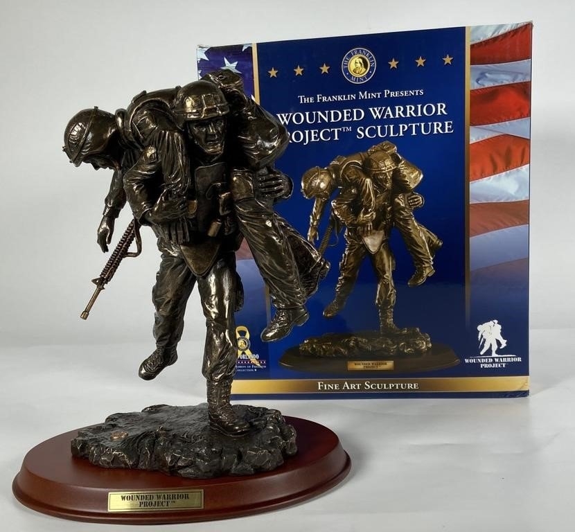 Franklin Mint | Wounded Warrior Project Sculpture | MutualArt