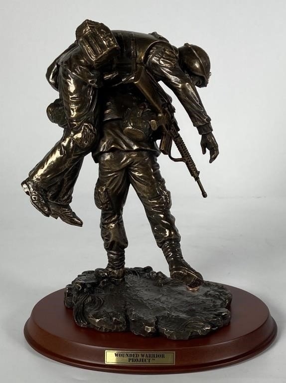 Franklin Mint | Wounded Warrior Project Sculpture | MutualArt