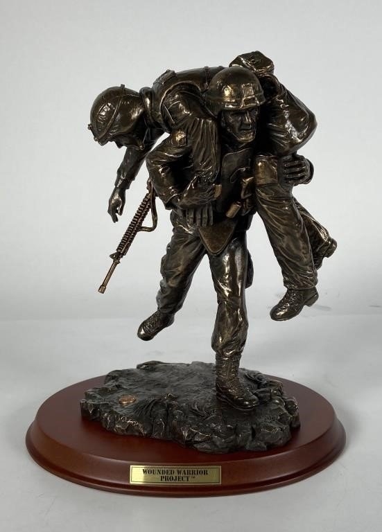 Franklin Mint | Wounded Warrior Project Sculpture | MutualArt