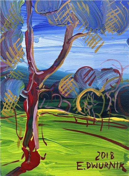 Edward Dwurnik | Sosny (2018) | MutualArt