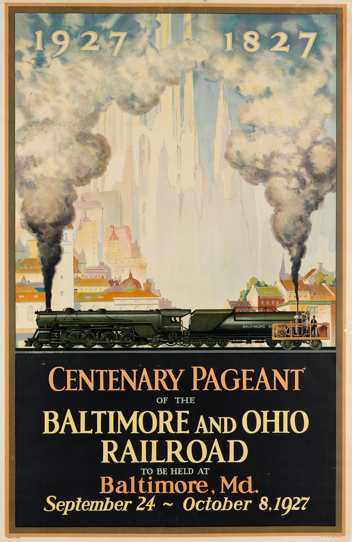 L. Vasser Elam | CENTENARY PAGEANT OF THE BALTIMORE AND OHIO RAILROAD ...