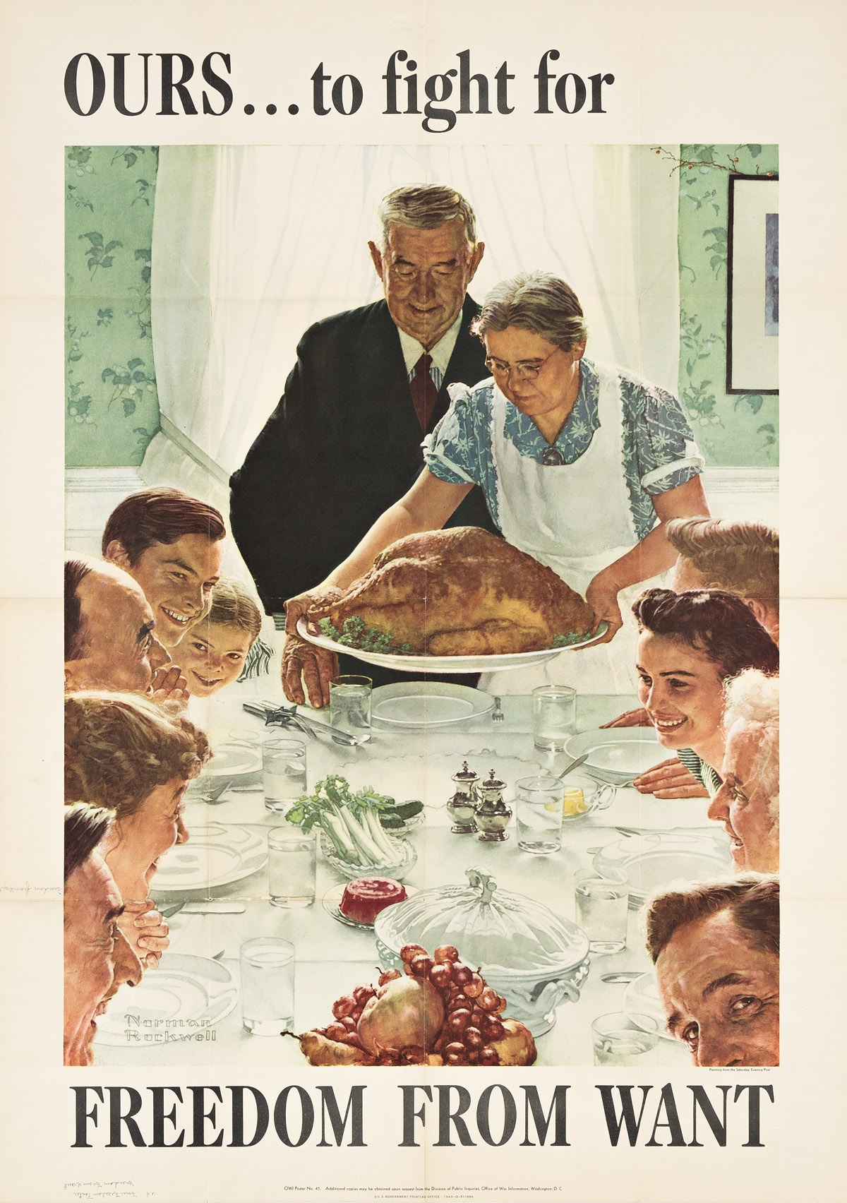 Norman Rockwell | THE FOUR FREEDOMS. (1943) | MutualArt