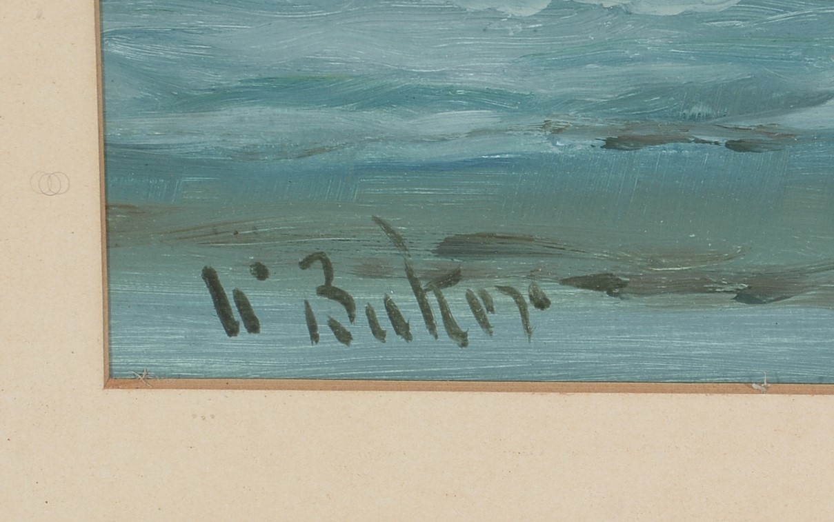 William Baker | A Beached Sailing Ship | MutualArt