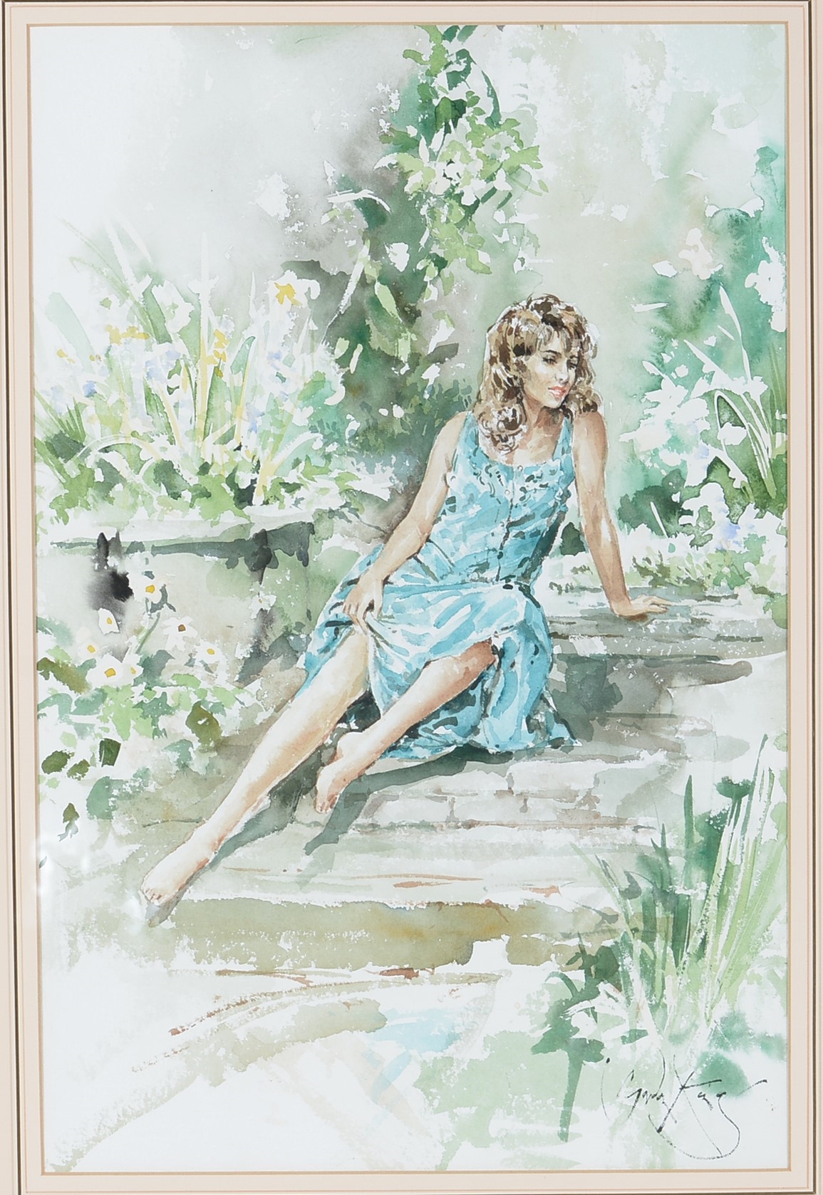 Gordon King | Green Lady | MutualArt