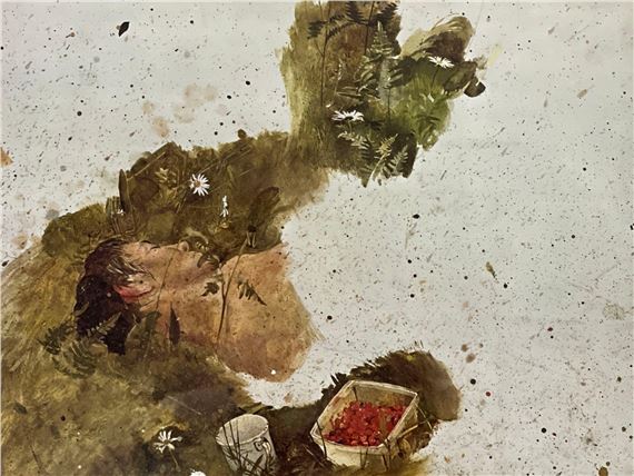 Andrew Wyeth | Berry Picker | MutualArt