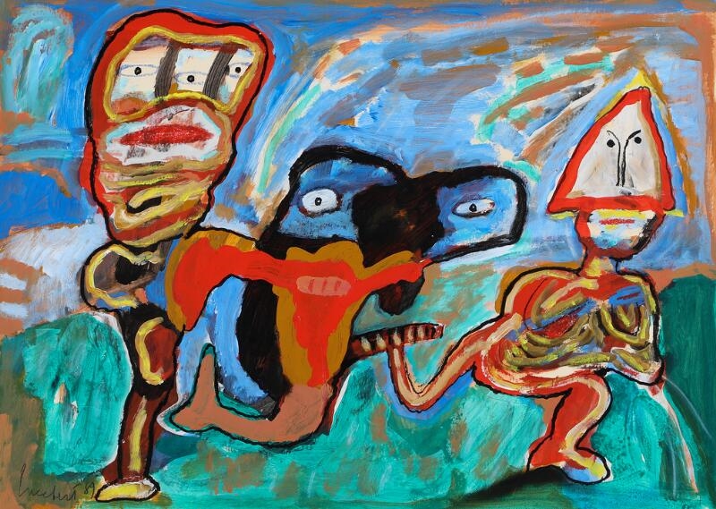 Lucebert | Untitled (1989) | MutualArt