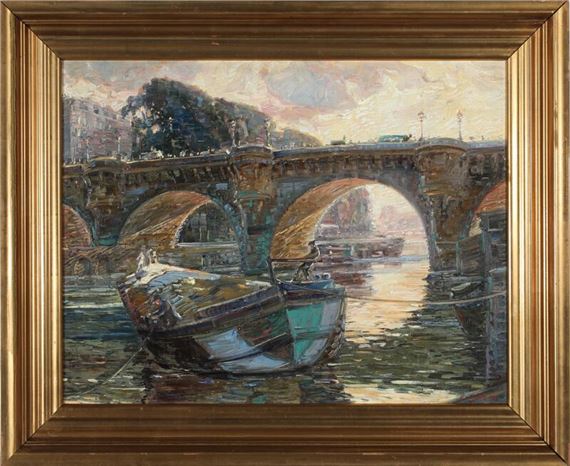 Carl Budtz-Moller | From the Seine at Pont Neuf | MutualArt