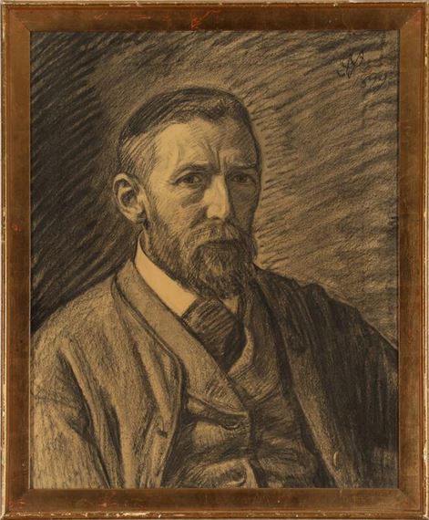 Joakim Skovgaard | The artist's self-portrait (1899) | MutualArt