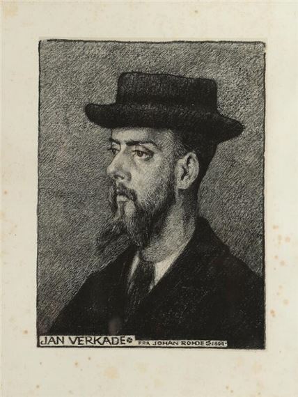 Johan Gudmann Rohde | Portrait of the artist Jan Verkade (1894) | MutualArt