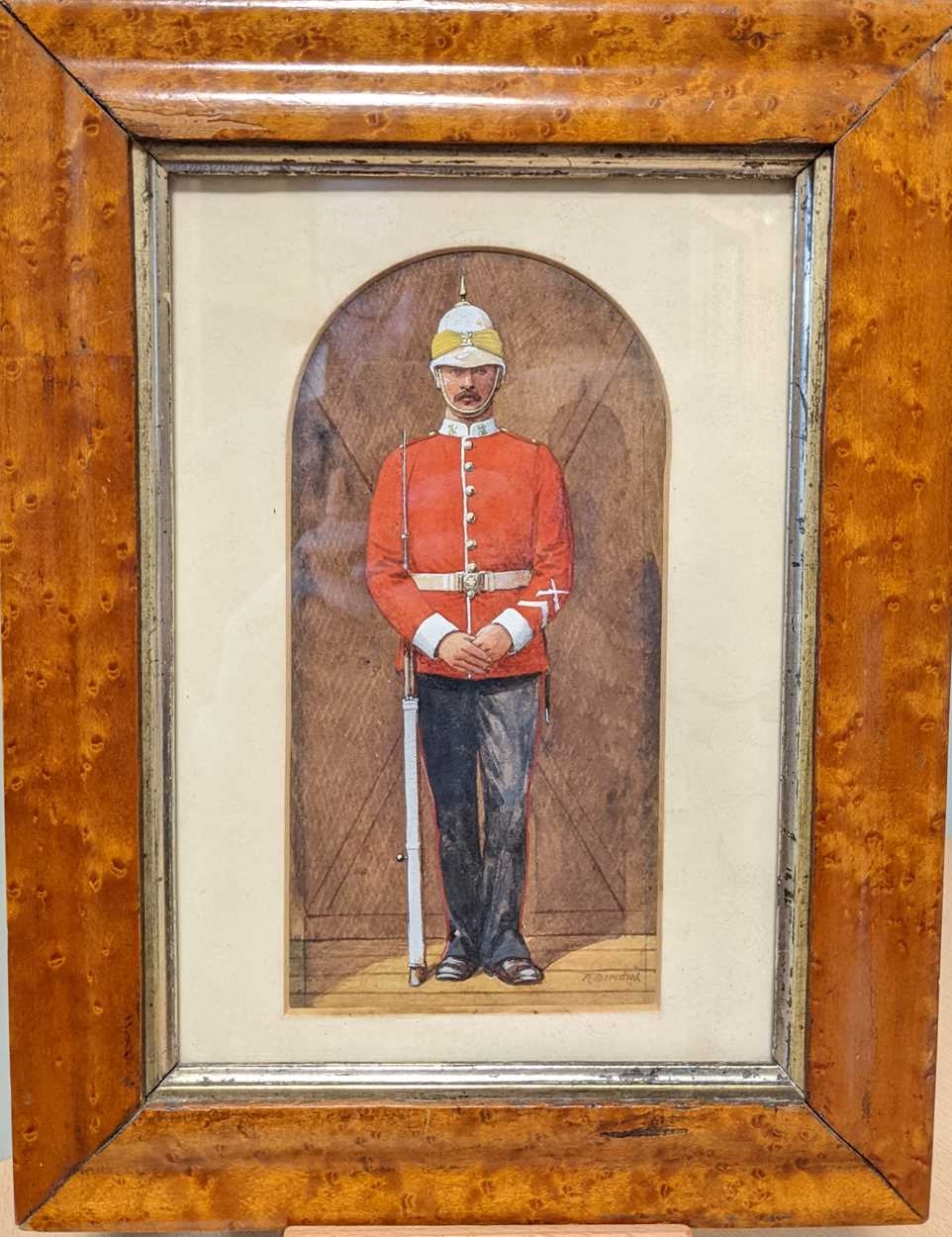 Richard Simkin | portrait of a guardsman | MutualArt