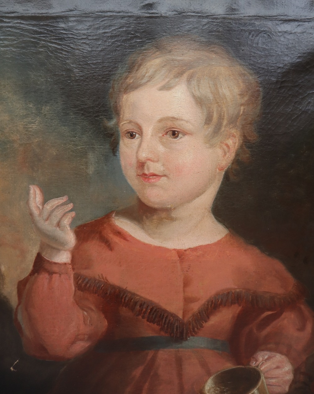 British School, 19th Century | Head and shoulders portrait of a young ...
