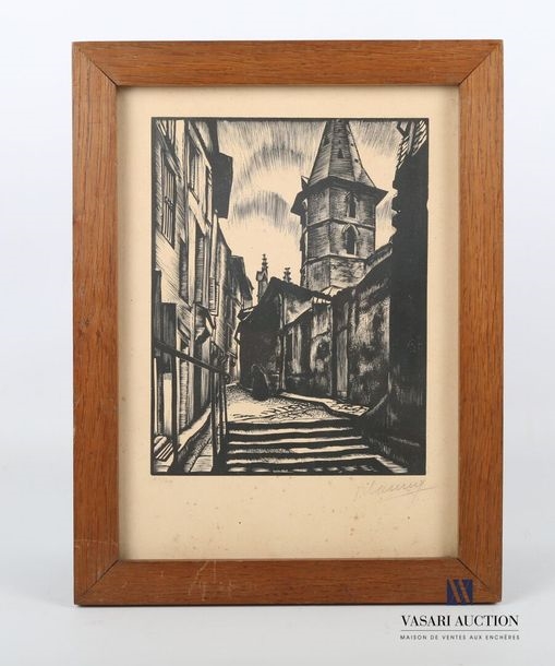 Robert Cami | Alley at dusk | MutualArt