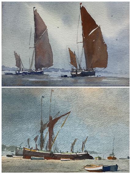 Sidney Cardew | Thames Sailing Barges | MutualArt