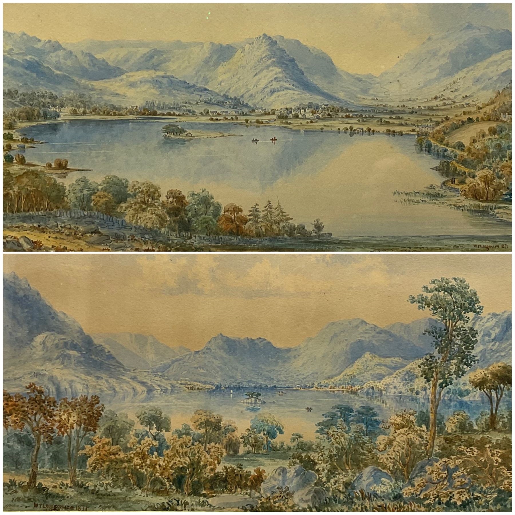 William Taylor Longmire | Lake District Landscape (1871) | MutualArt