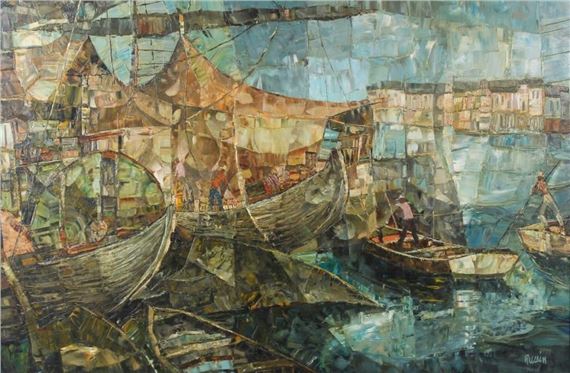 George Russin | Chioggia Boats | MutualArt