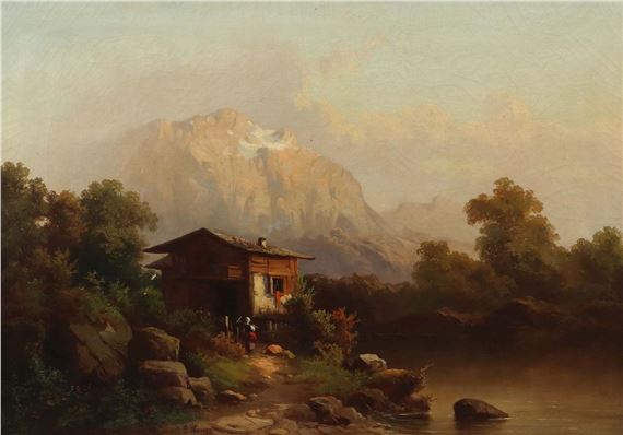 Guido Hampe | Berghütte | MutualArt