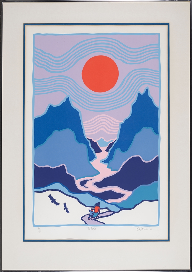 Ted Harrison | The Eagles (1983) | MutualArt